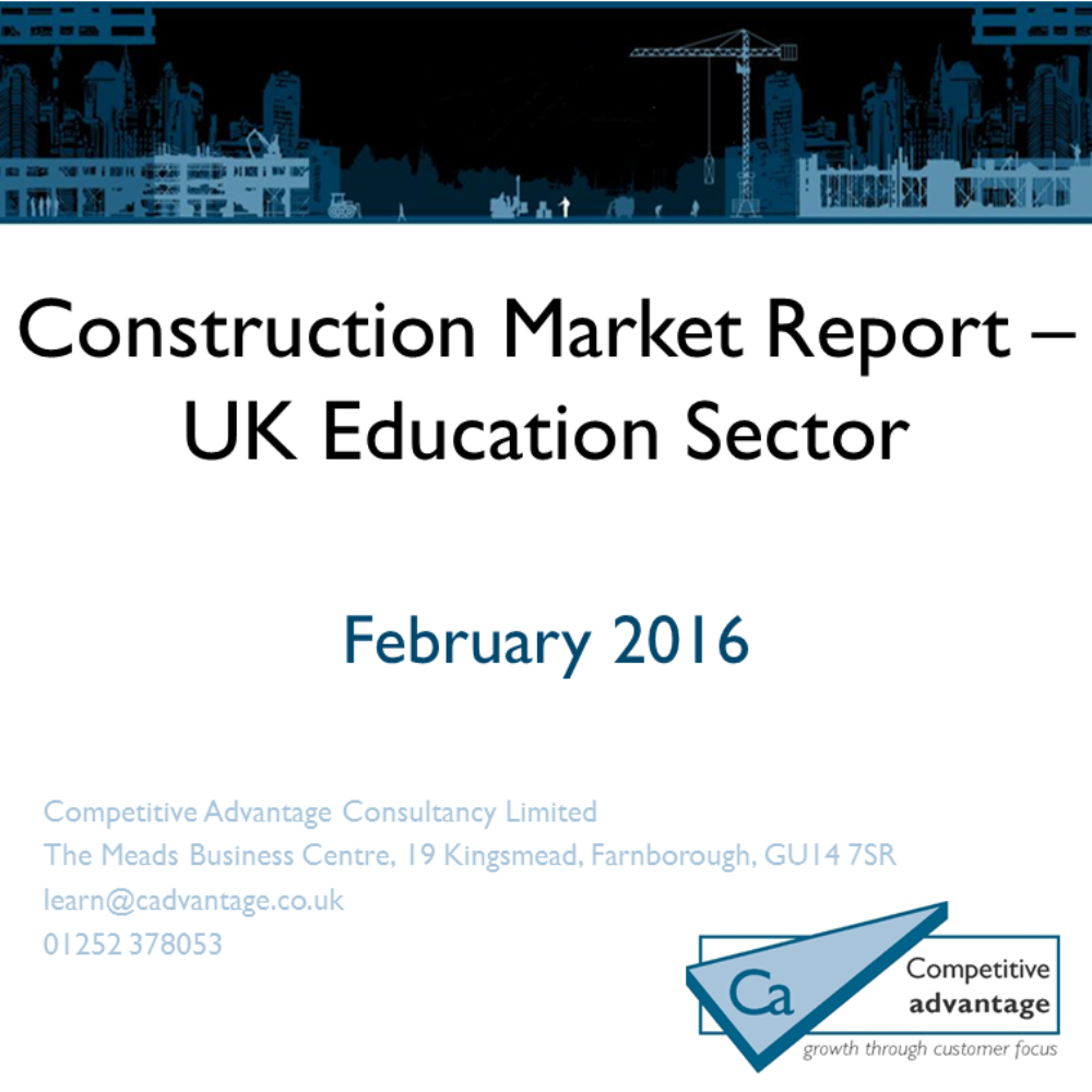 Construction Market Report: UK Education Sector